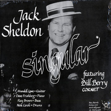 Singular - Jack Sheldon | Paris Jazz Corner